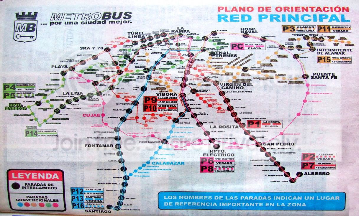 Havana MetroBus Map Photo by Steve_YYZ | Photobucket